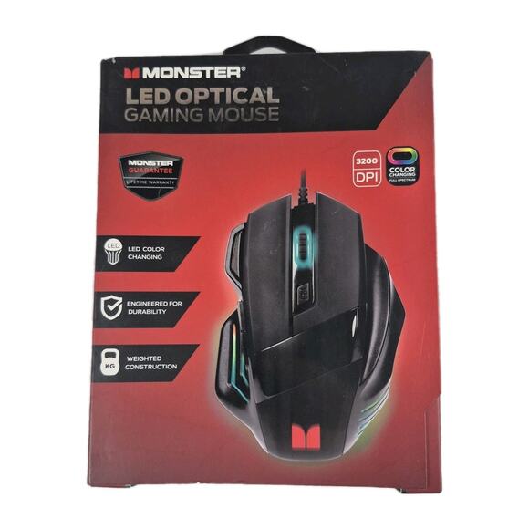 Monster | Computers, Laptops & Parts | Monster Led Optical Gaming Mouse ...